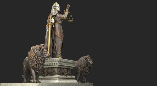 Lady justice 3D - TurboSquid 1401830