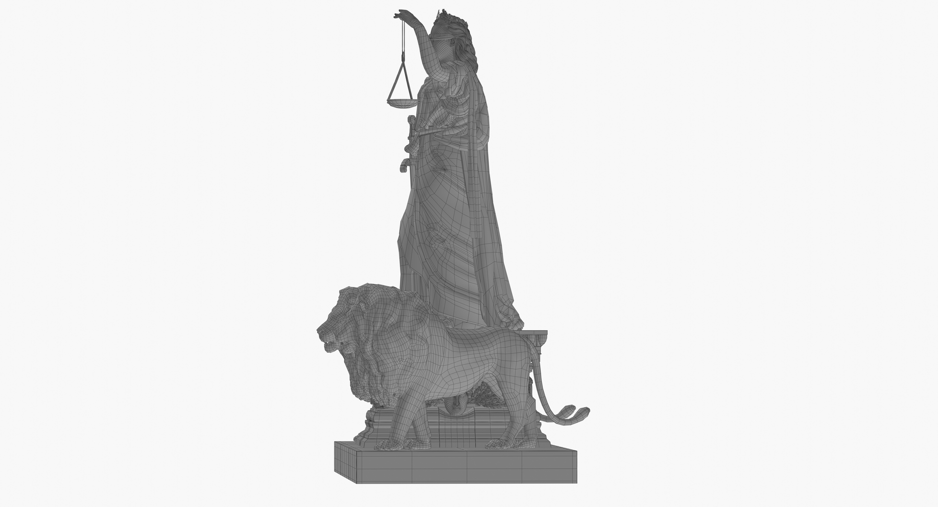 Lady justice 3D - TurboSquid 1401830