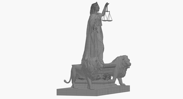 Lady justice 3D - TurboSquid 1401830
