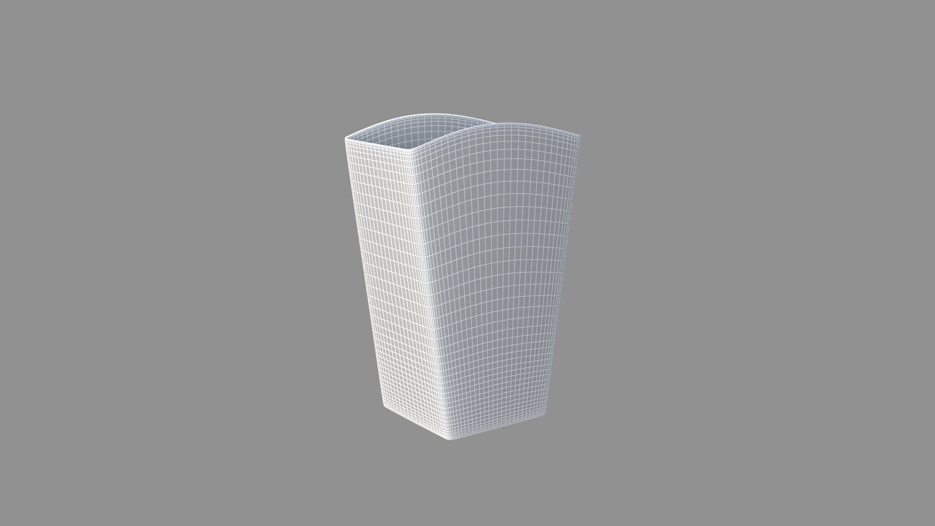 3D Square Popcorn Box Blue Model - TurboSquid 2342975