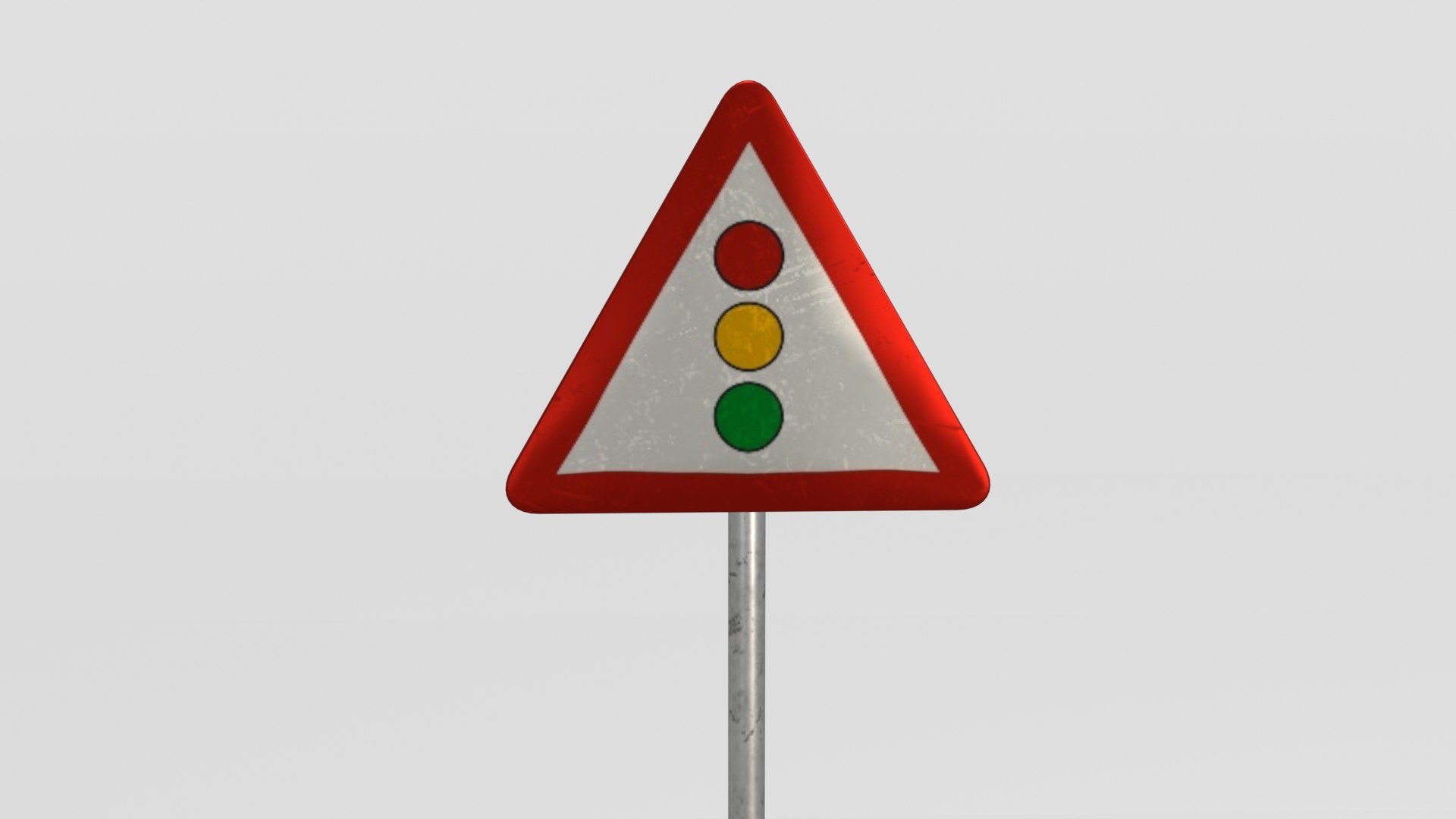3D Model Traffic Sign Semafor - TurboSquid 2143928