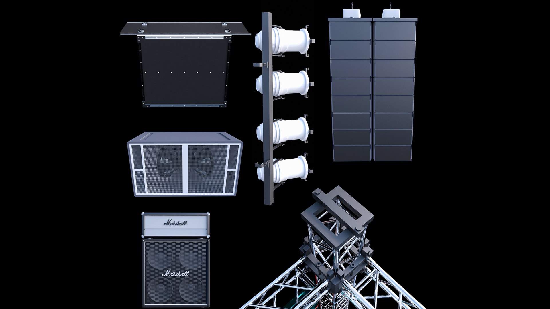 3D Mini Concert Stage 1 Model - TurboSquid 1875294
