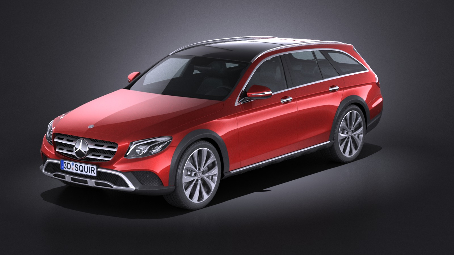 3d mercedes e-class e model