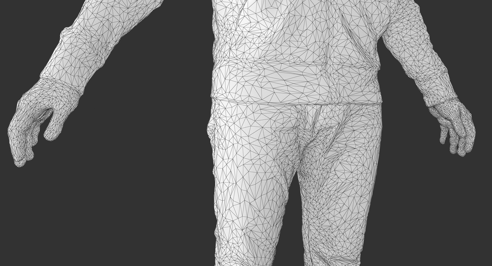 human man 3d max