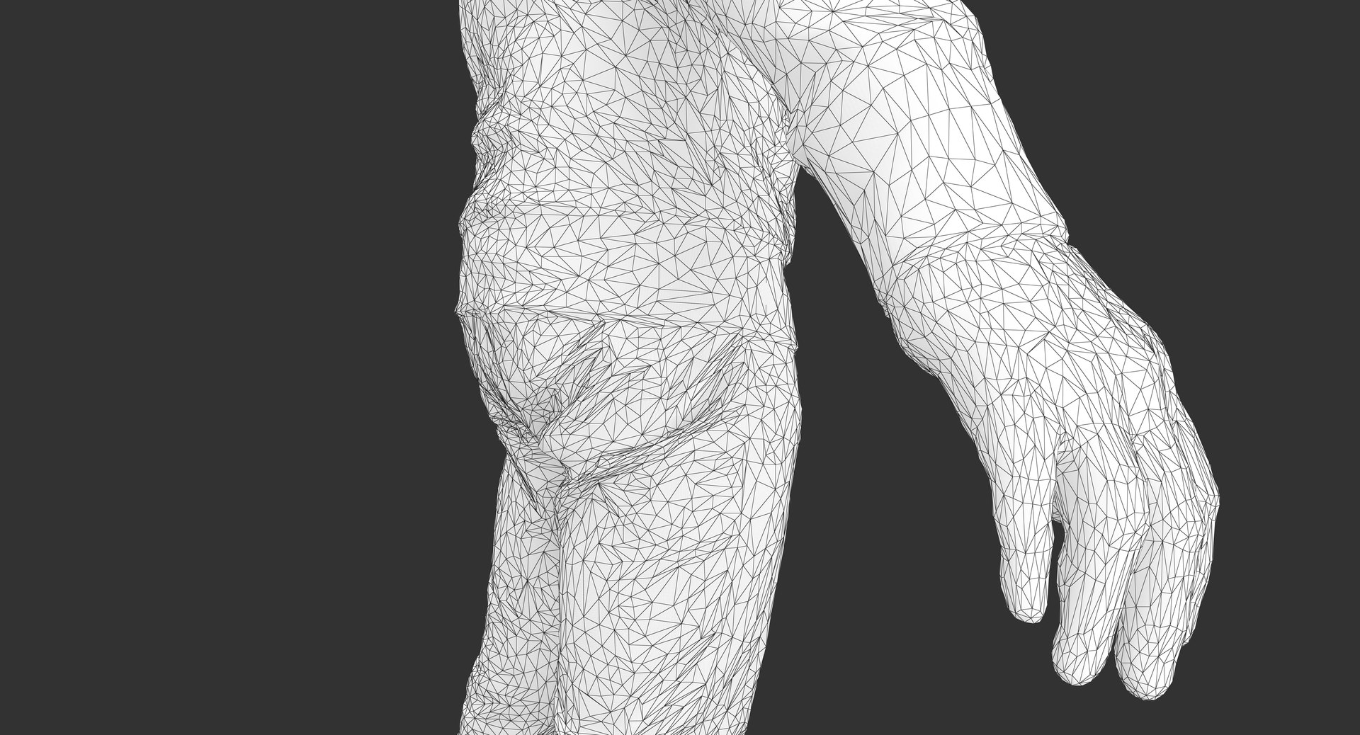 human man 3d max