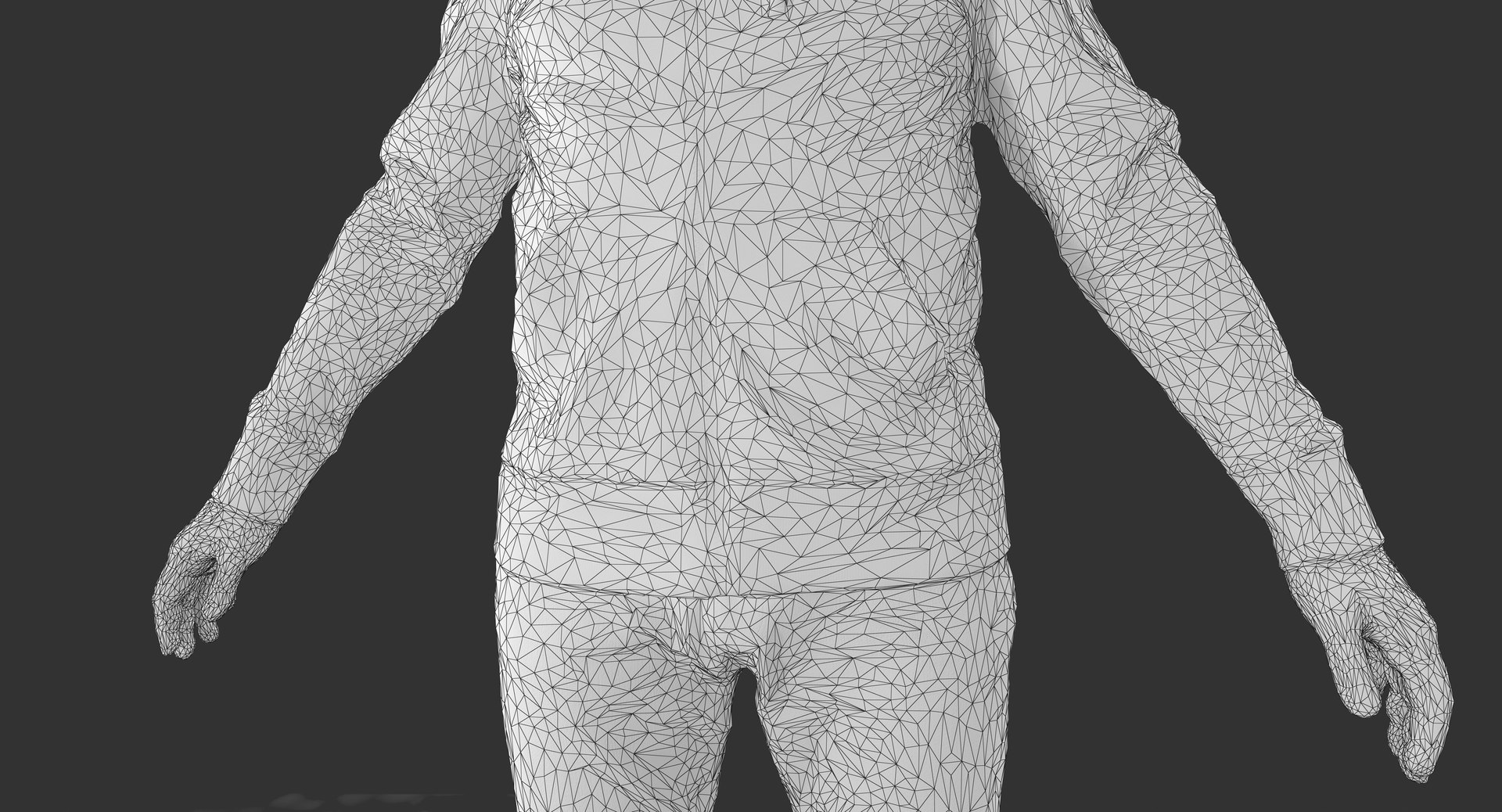 human man 3d max