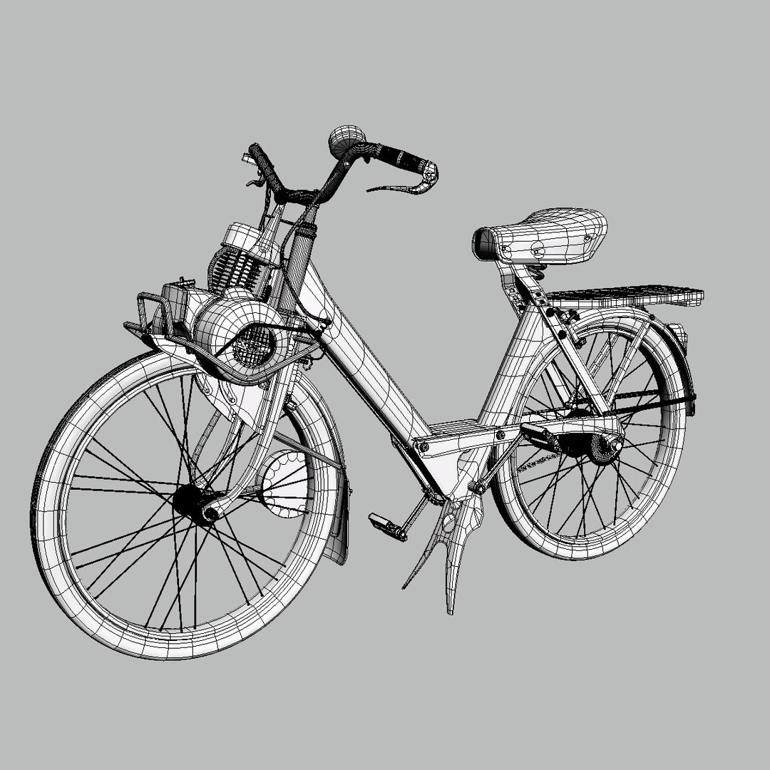 3d Model Solex Motorcycle