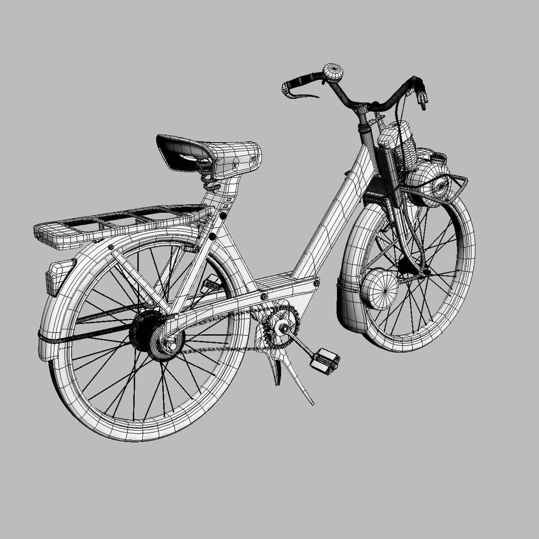 3d Model Solex Motorcycle