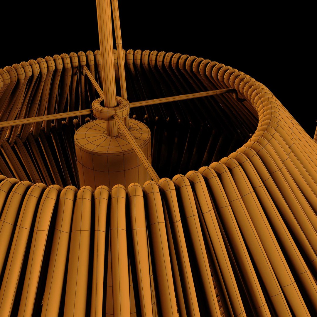 Lamp Cone Rope N8 3D Model - TurboSquid 1933070