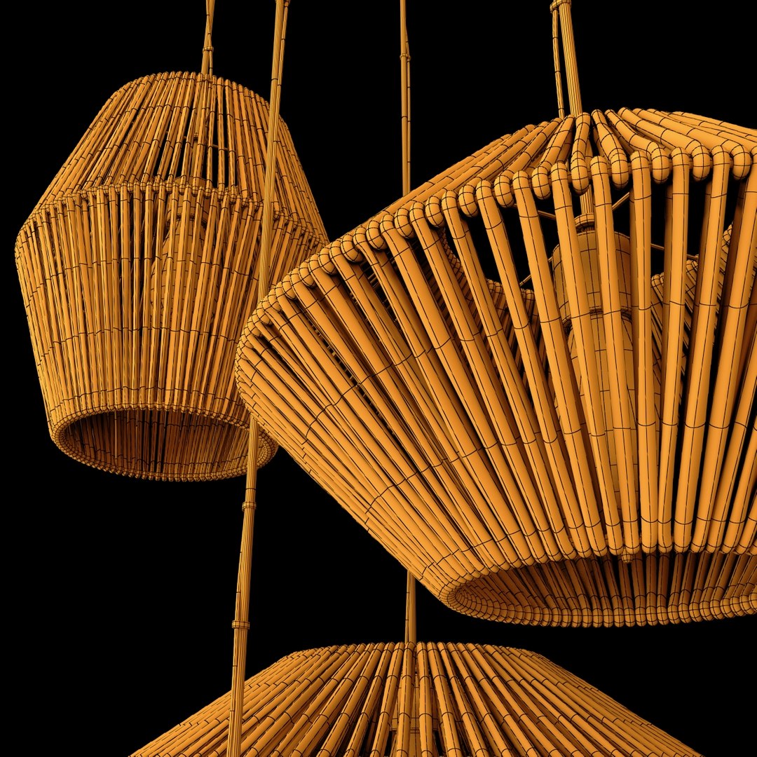 Lamp Cone Rope N8 3D Model - TurboSquid 1933070