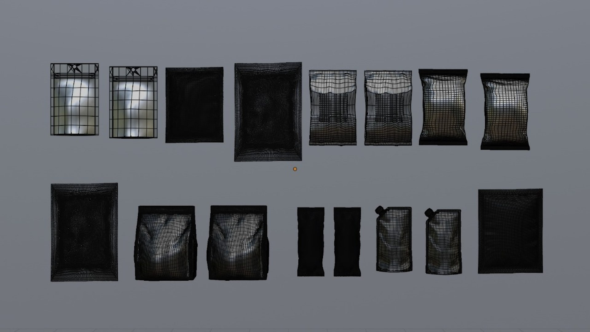 Pouches And Sachets 3D Model - TurboSquid 2349529