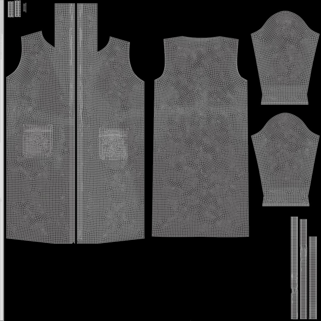 White Hotel Bathrobe - Fabric Spa Bath Robe 3D Model - TurboSquid 2031233