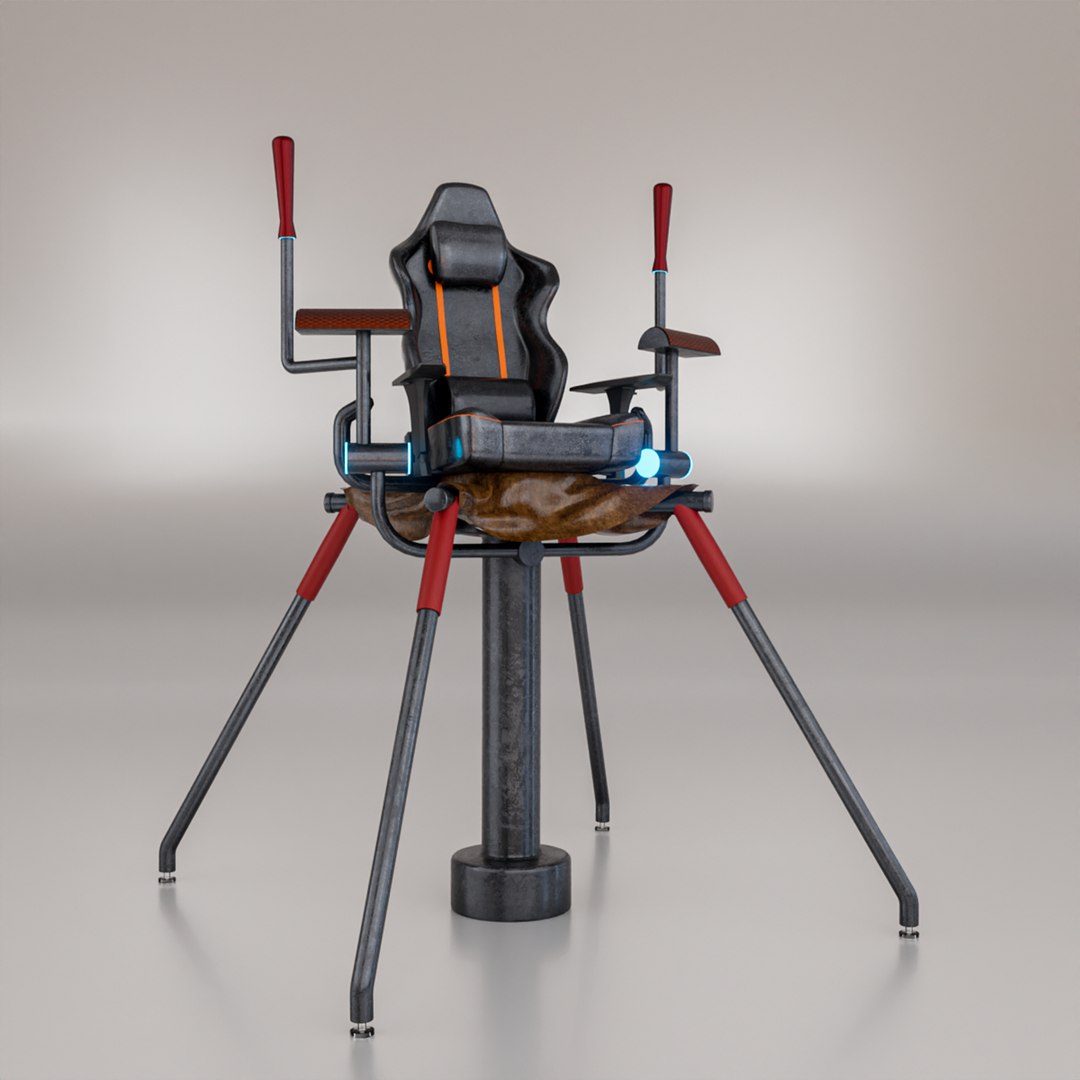 3D Scifi Chair Model - TurboSquid 2021645