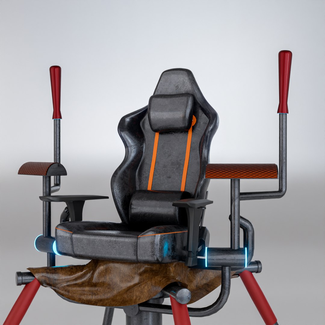 3D Scifi Chair Model - TurboSquid 2021645