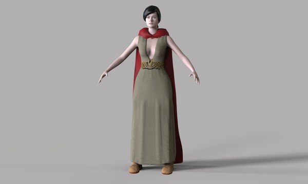 Medieval women 3D model - TurboSquid 1418089