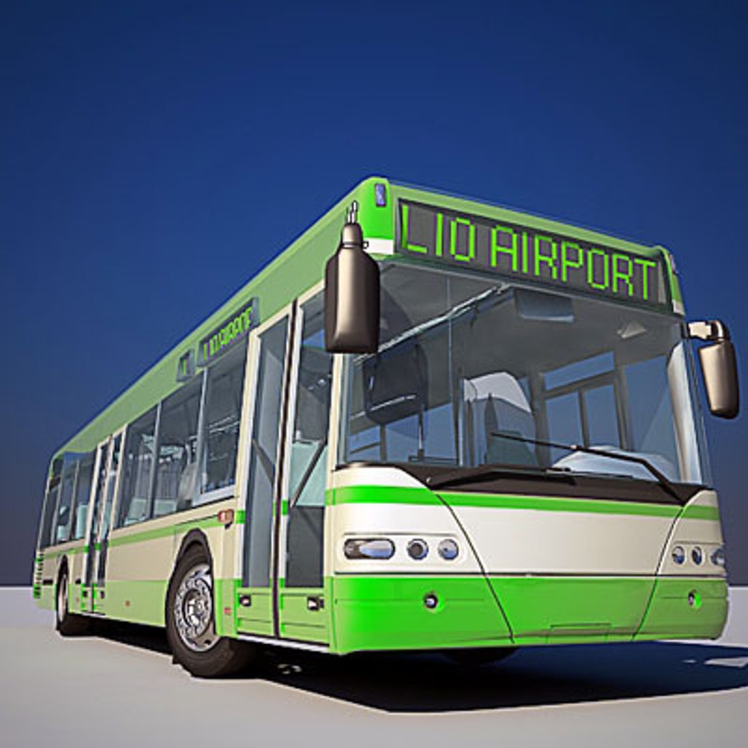 3d Model City Bus