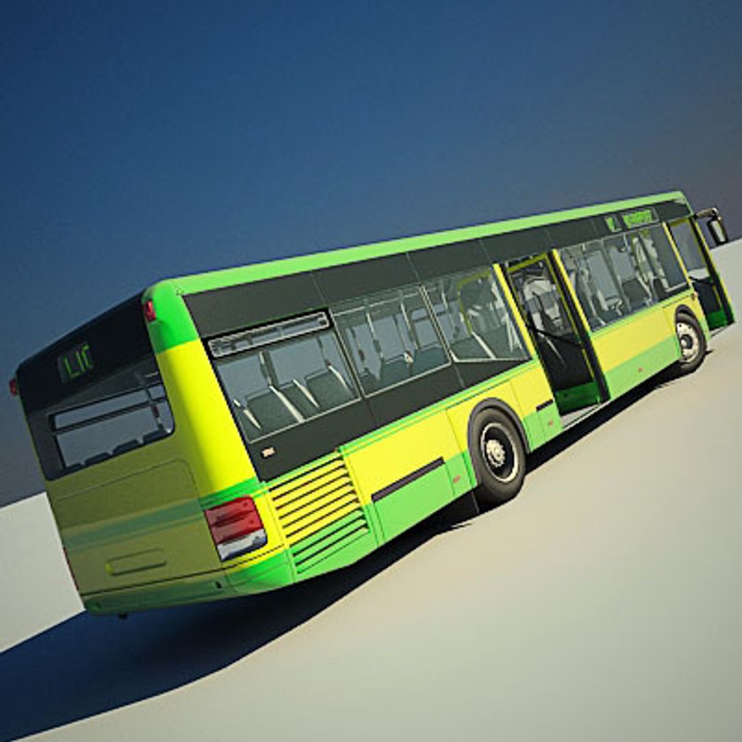3d Model City Bus