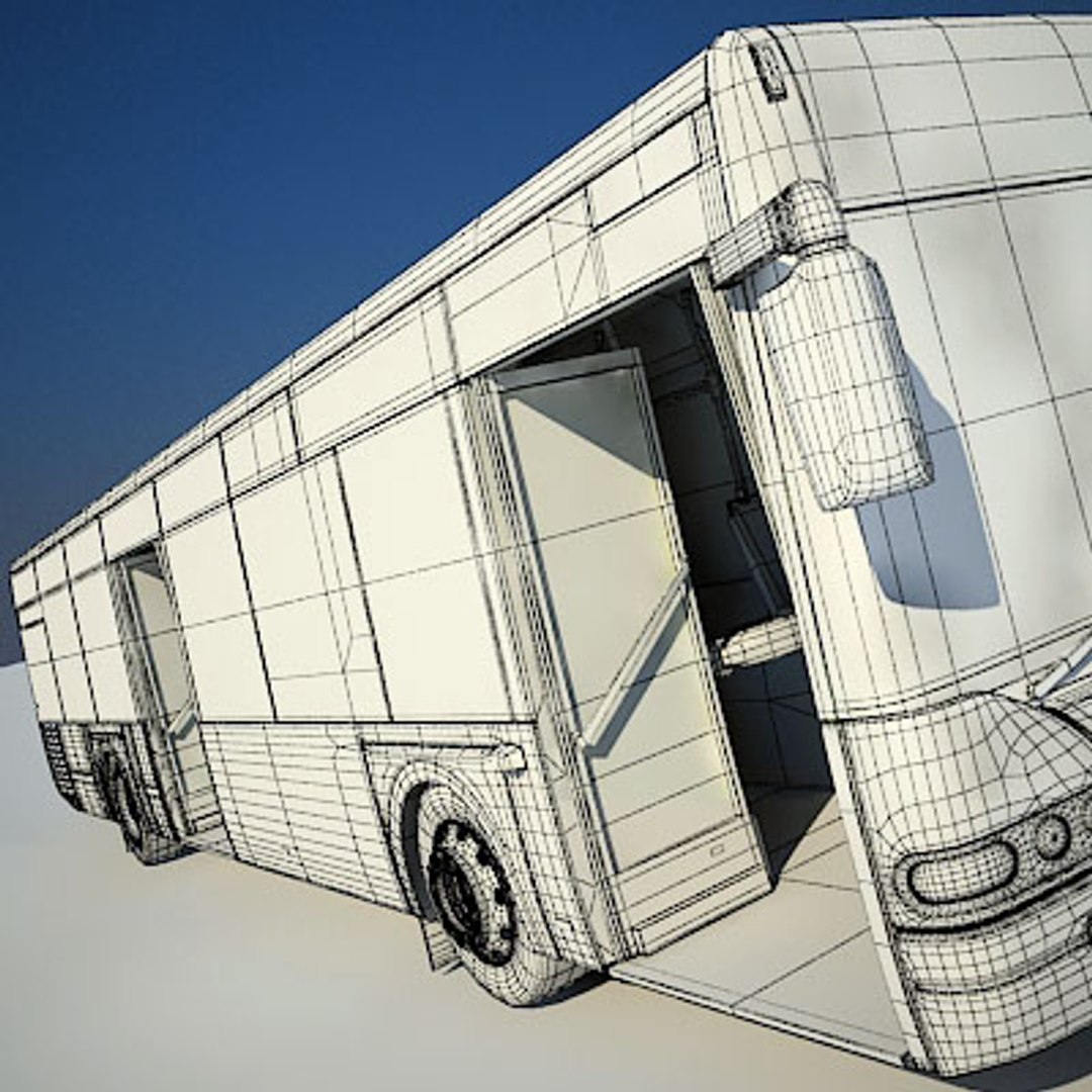 3d Model City Bus