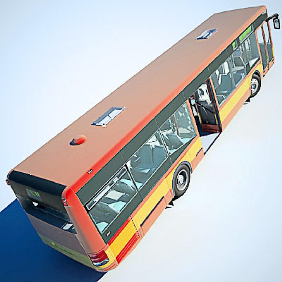 3d Model City Bus