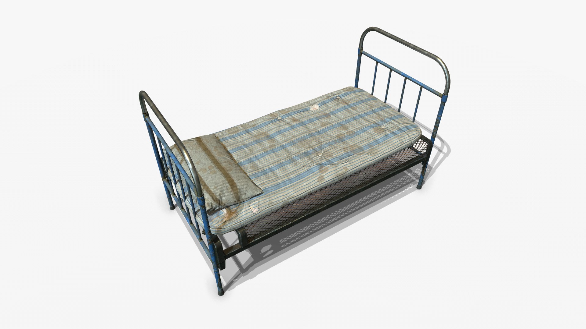 3D Prison Bed PBR model - TurboSquid 1741934