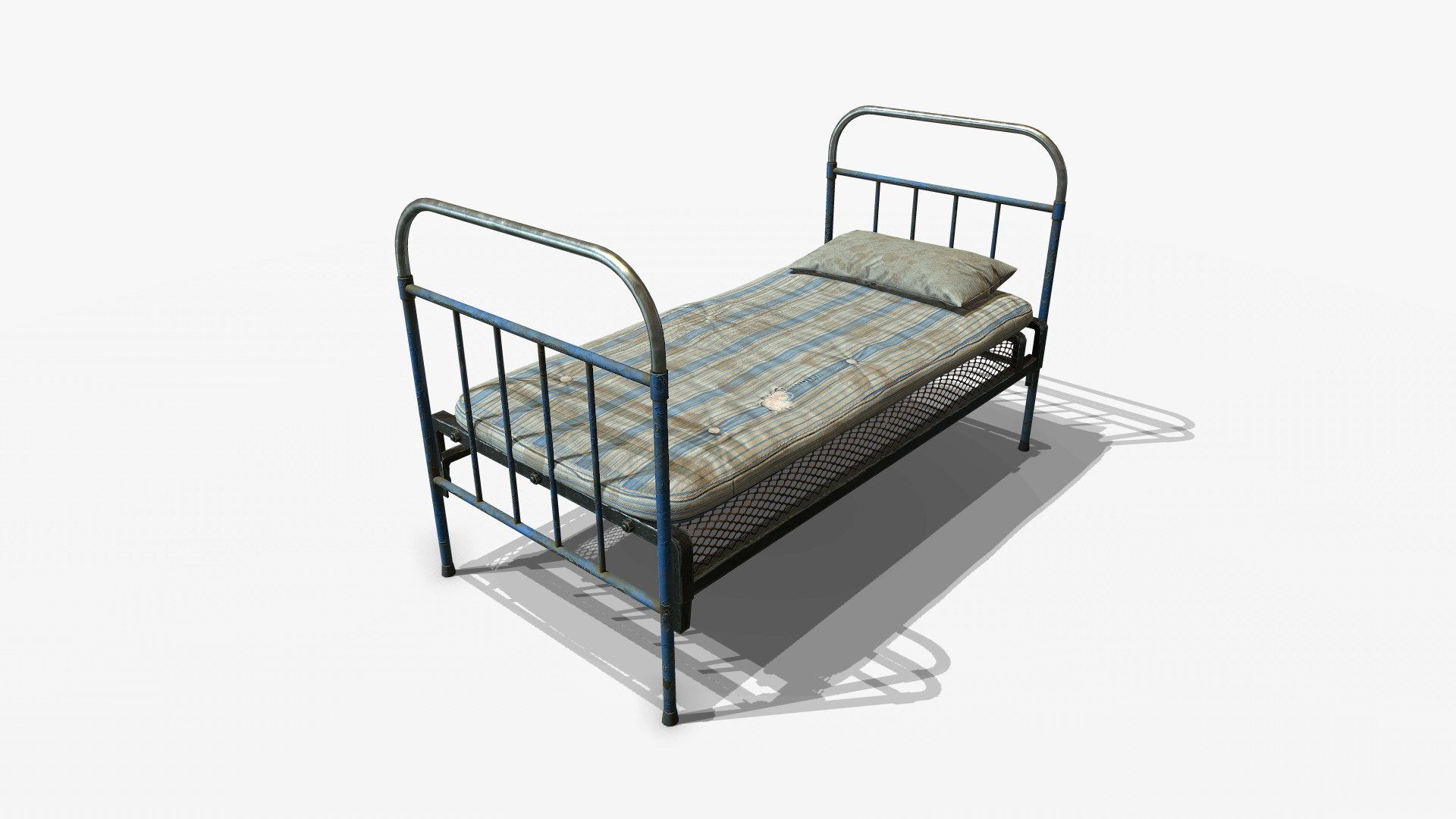 3D Prison Bed PBR model - TurboSquid 1741934
