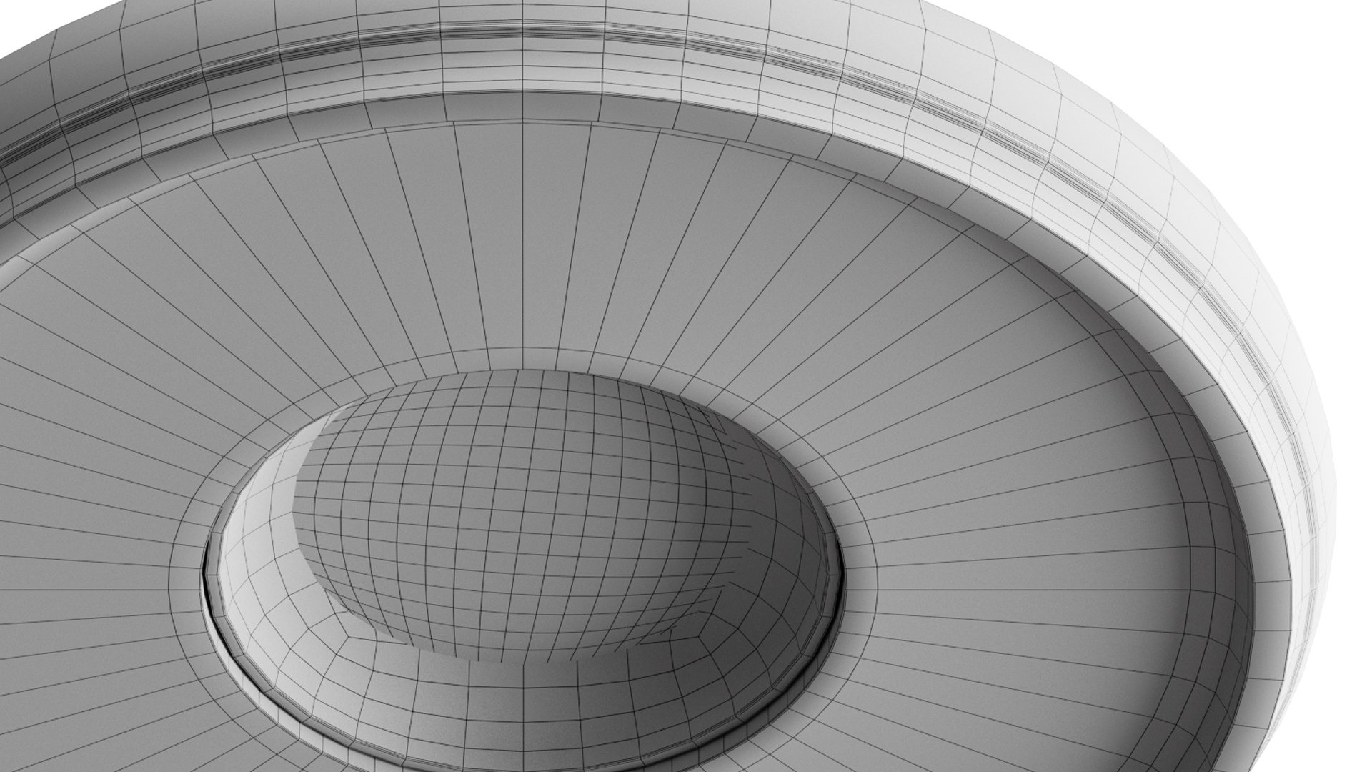 Spot Light Ring White Trim 3D Model - TurboSquid 2383743