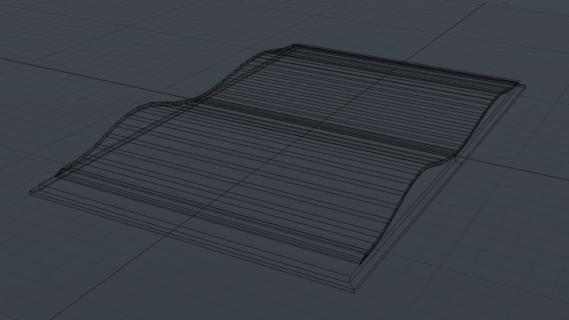 3d Model Cookery-book Open