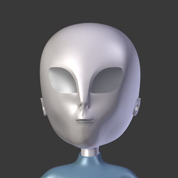 3D cartoon alien rigged model - TurboSquid 1590593