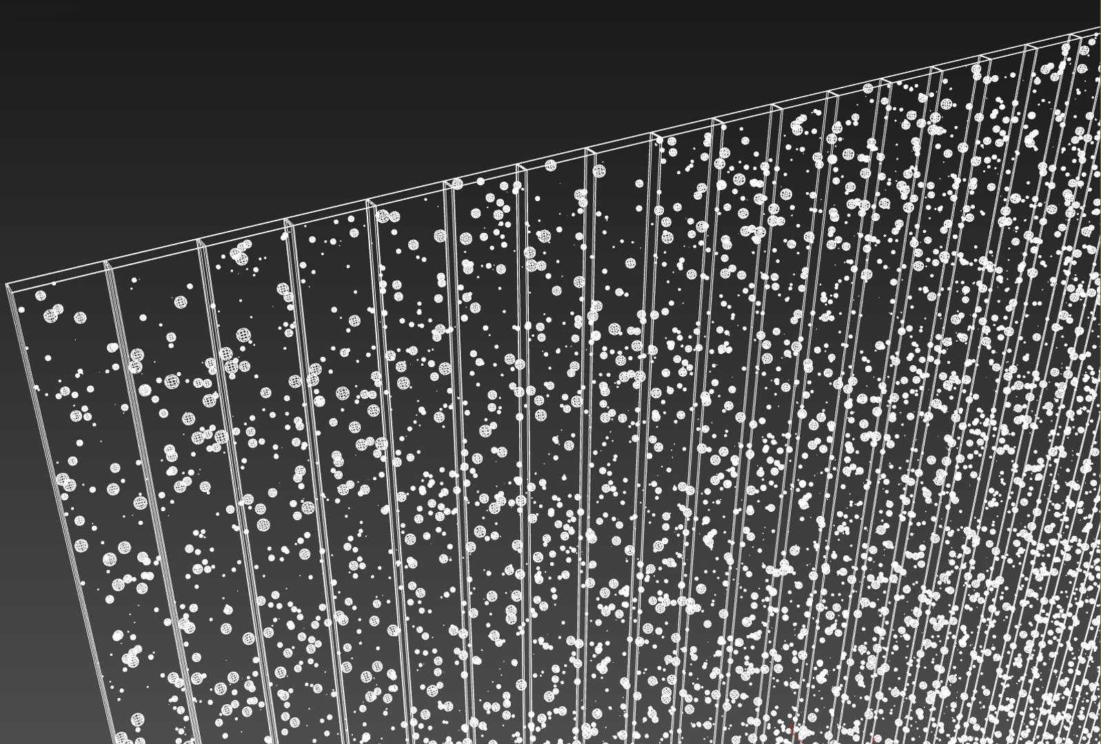 Decorative Water Panel Air Bubbles 3d Max