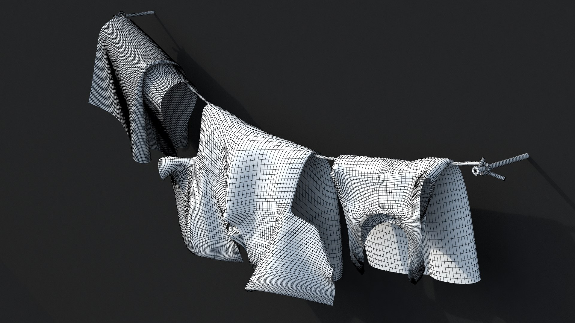 Clothes Line 1 HD 3D - TurboSquid 2131504