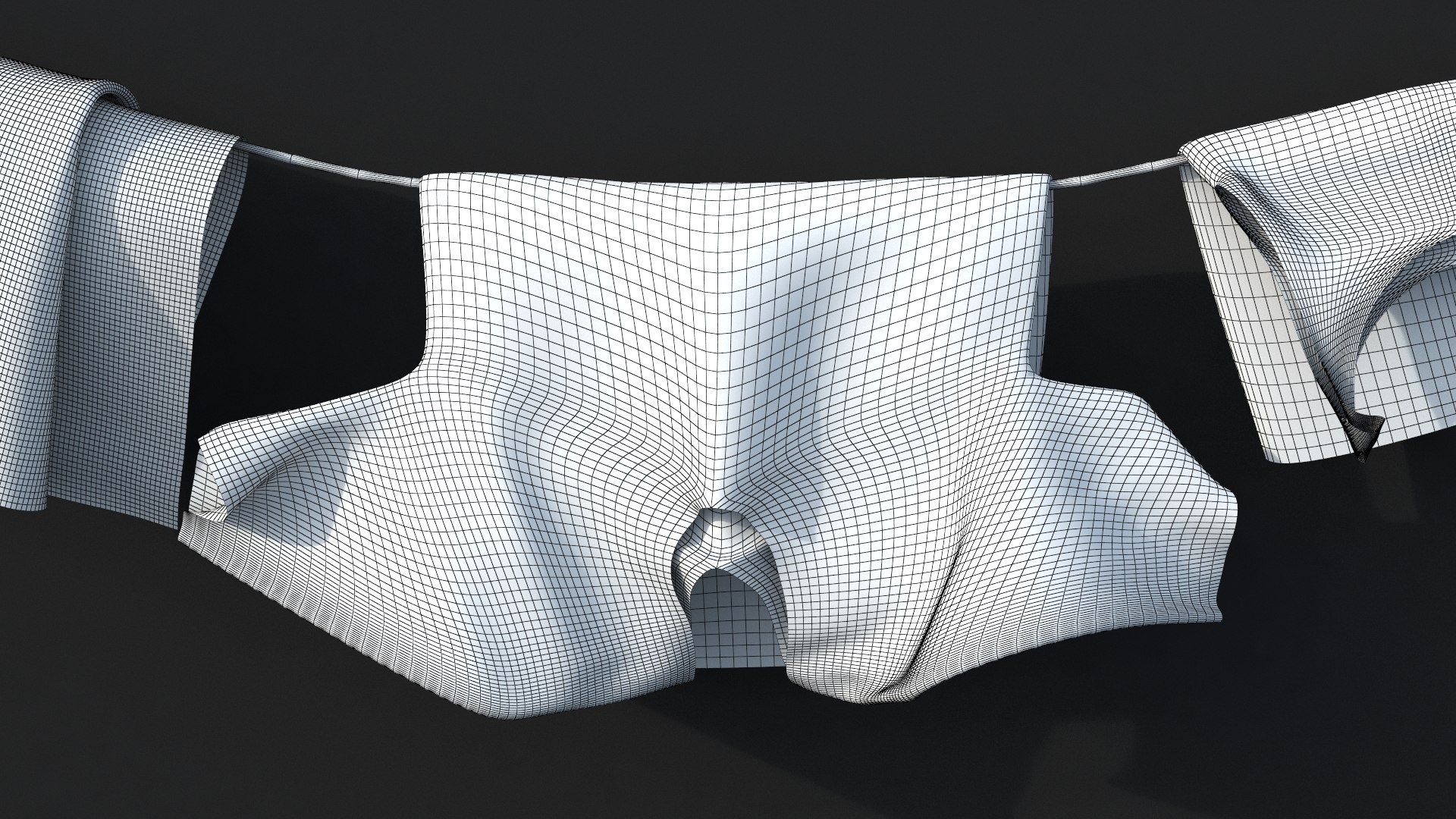 Clothes Line 1 HD 3D - TurboSquid 2131504