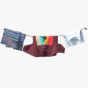 Clothes Line 3D Models for Download | TurboSquid