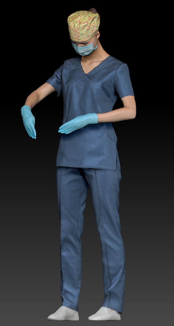 3D Photogrammetry Human Woman Surgical Model - TurboSquid 1453903