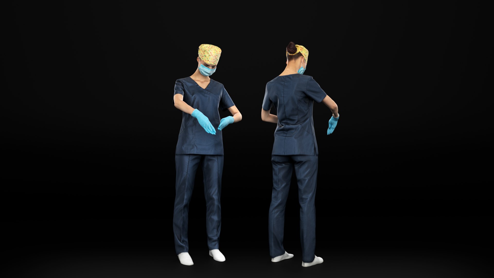 3D Photogrammetry Human Woman Surgical Model - TurboSquid 1453903