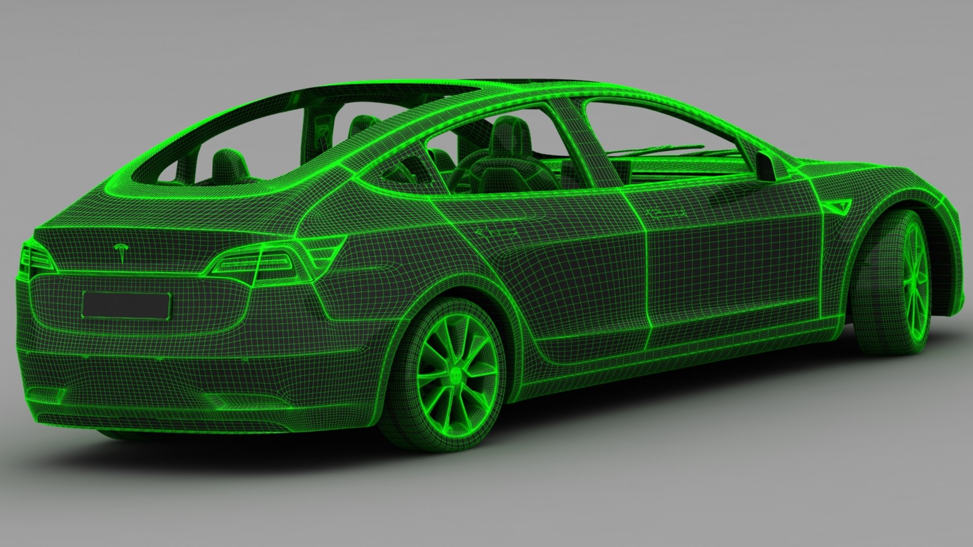 3D tesla 3 2018 - TurboSquid 1263742