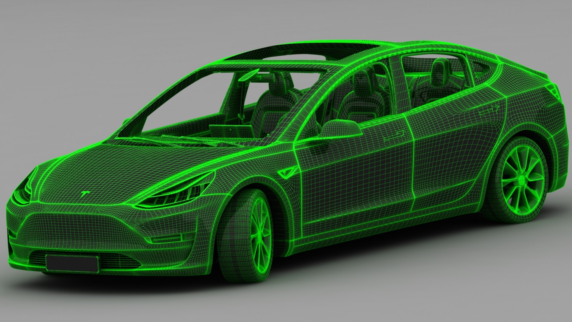 3D tesla 3 2018 - TurboSquid 1263742