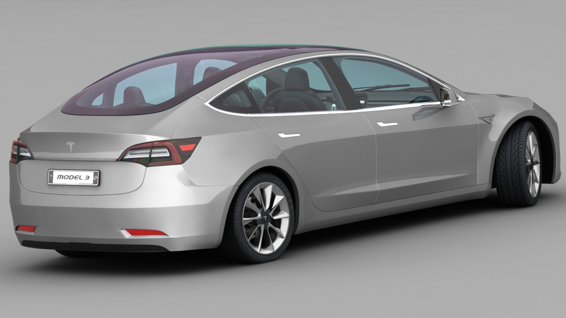 3D tesla 3 2018 - TurboSquid 1263742
