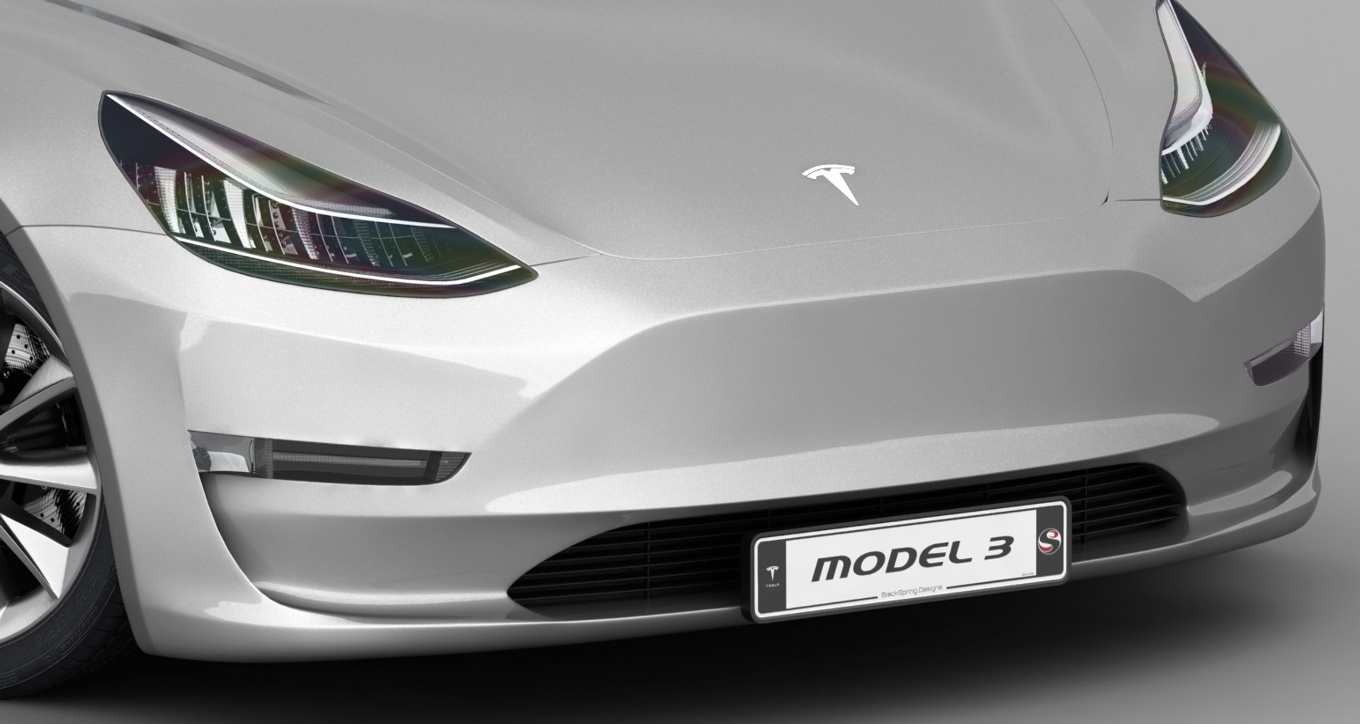 3D tesla 3 2018 - TurboSquid 1263742