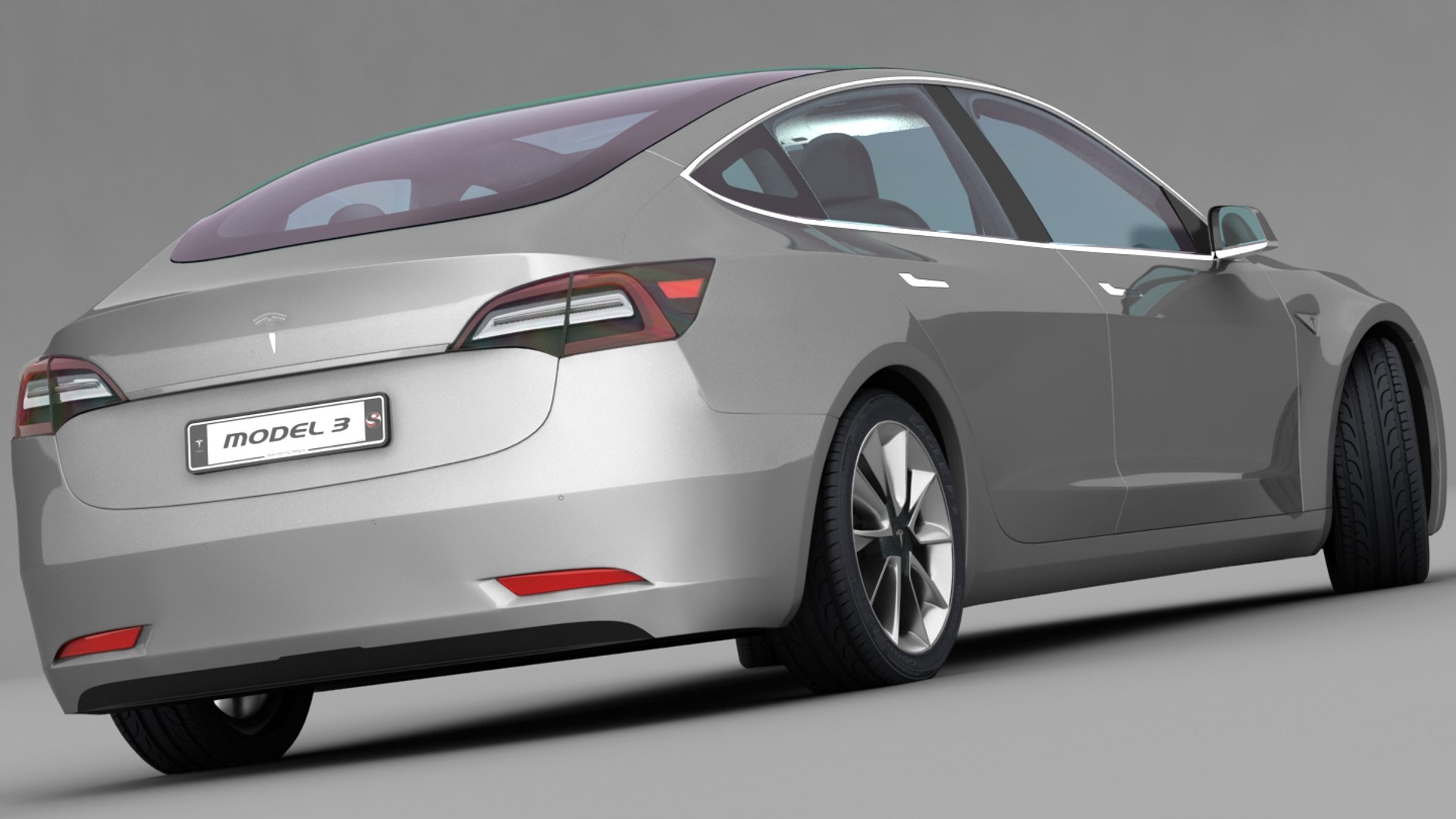 3D tesla 3 2018 - TurboSquid 1263742