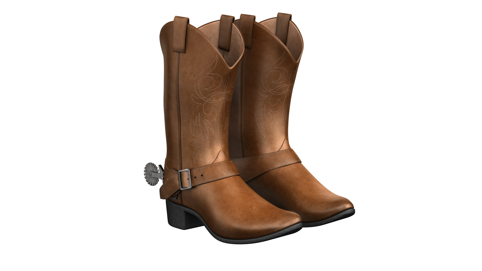 Cowboy Boots 8K PBR Textures 3D Model - TurboSquid 2085058