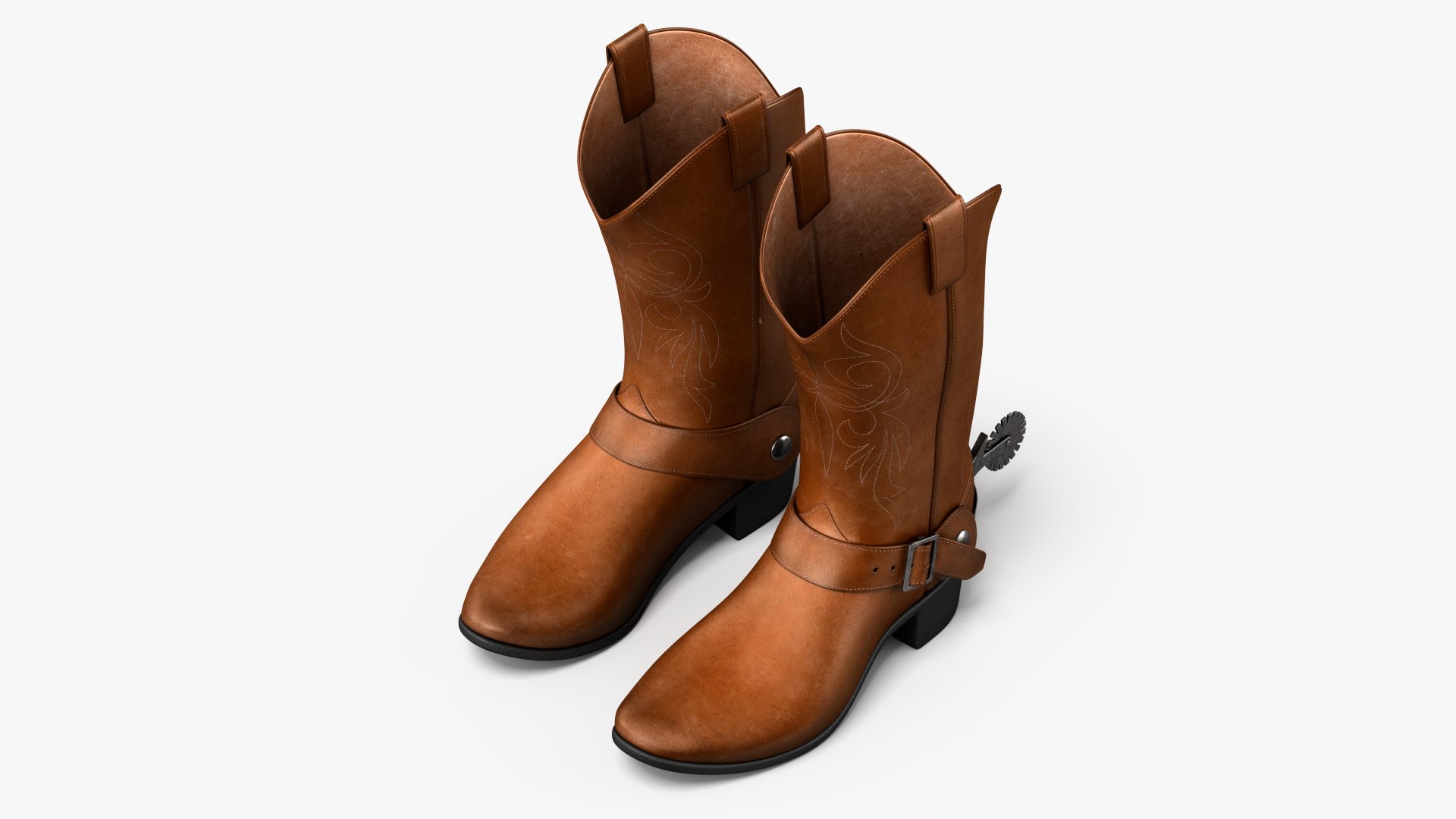 Cowboy Boots 8K PBR Textures 3D Model - TurboSquid 2085058