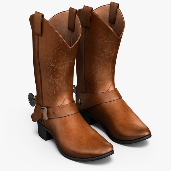 Cowboy Boots 8K PBR Textures Modelo 3D - TurboSquid 2085058