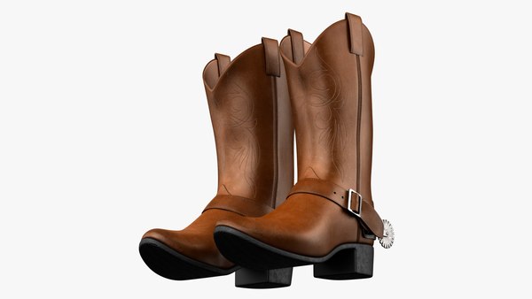 modelo 3d Botas Vaqueras Texturas 8K PBR - TurboSquid 2085058