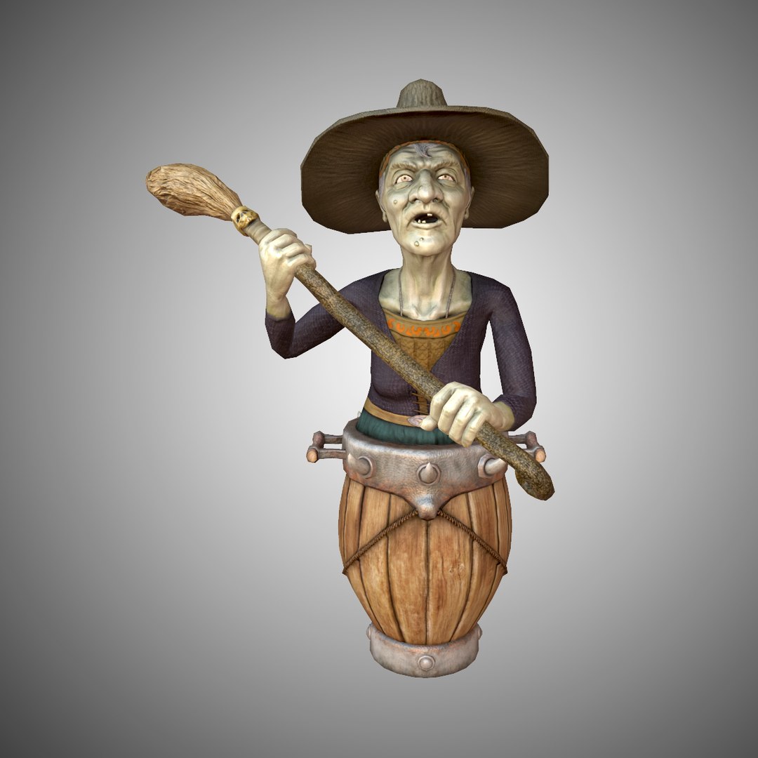 Wicked Witch 3d Model