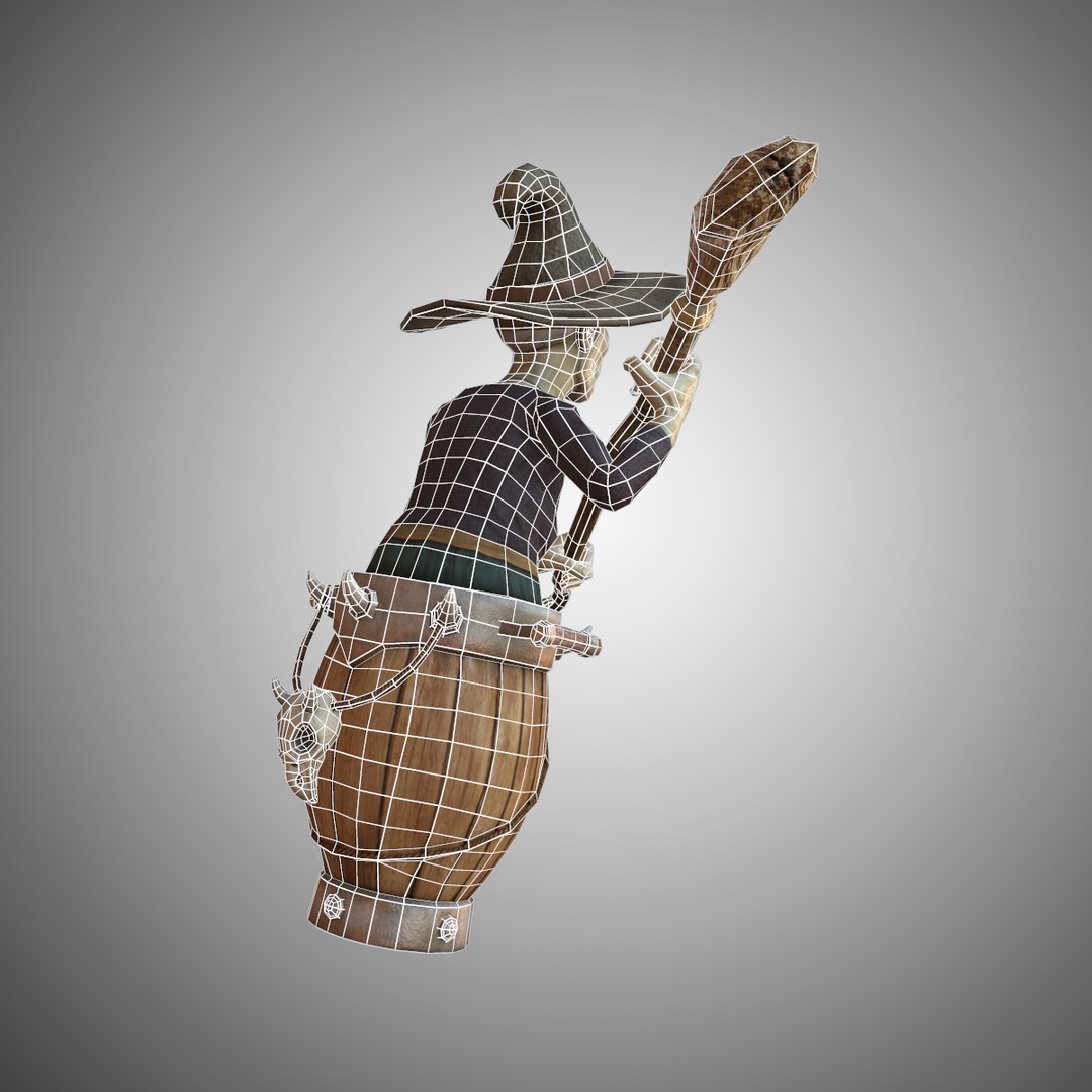 Wicked Witch 3d Model