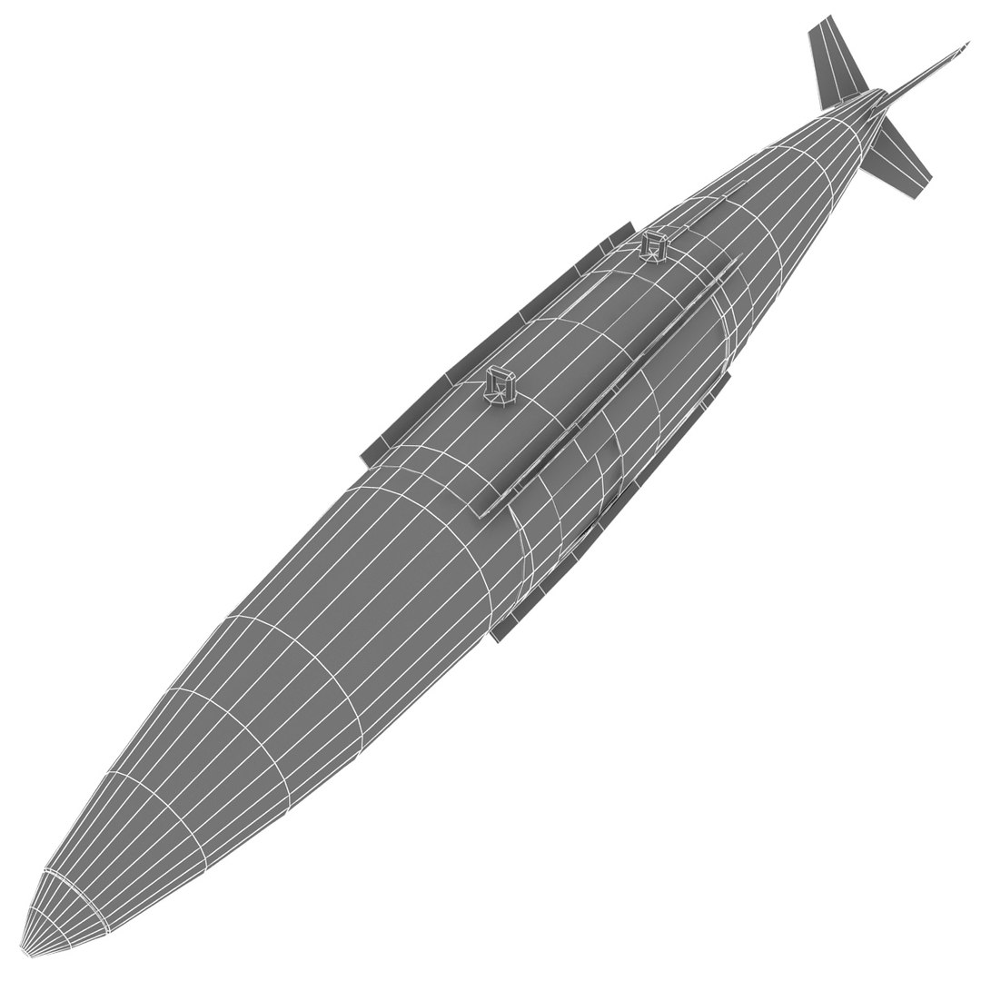Aircraft Bomb Gbu-32 Jdam 3d Model