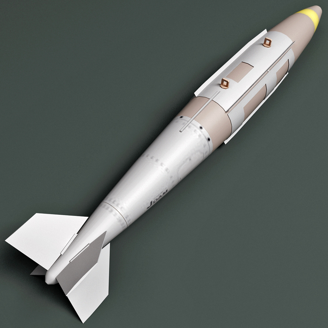 Mk.83弾頭を持つ航空機爆弾GBU-32 JDAM3Dモデル - TurboSquid 545246
