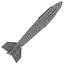aircraft bomb gbu-32 jdam 3d model