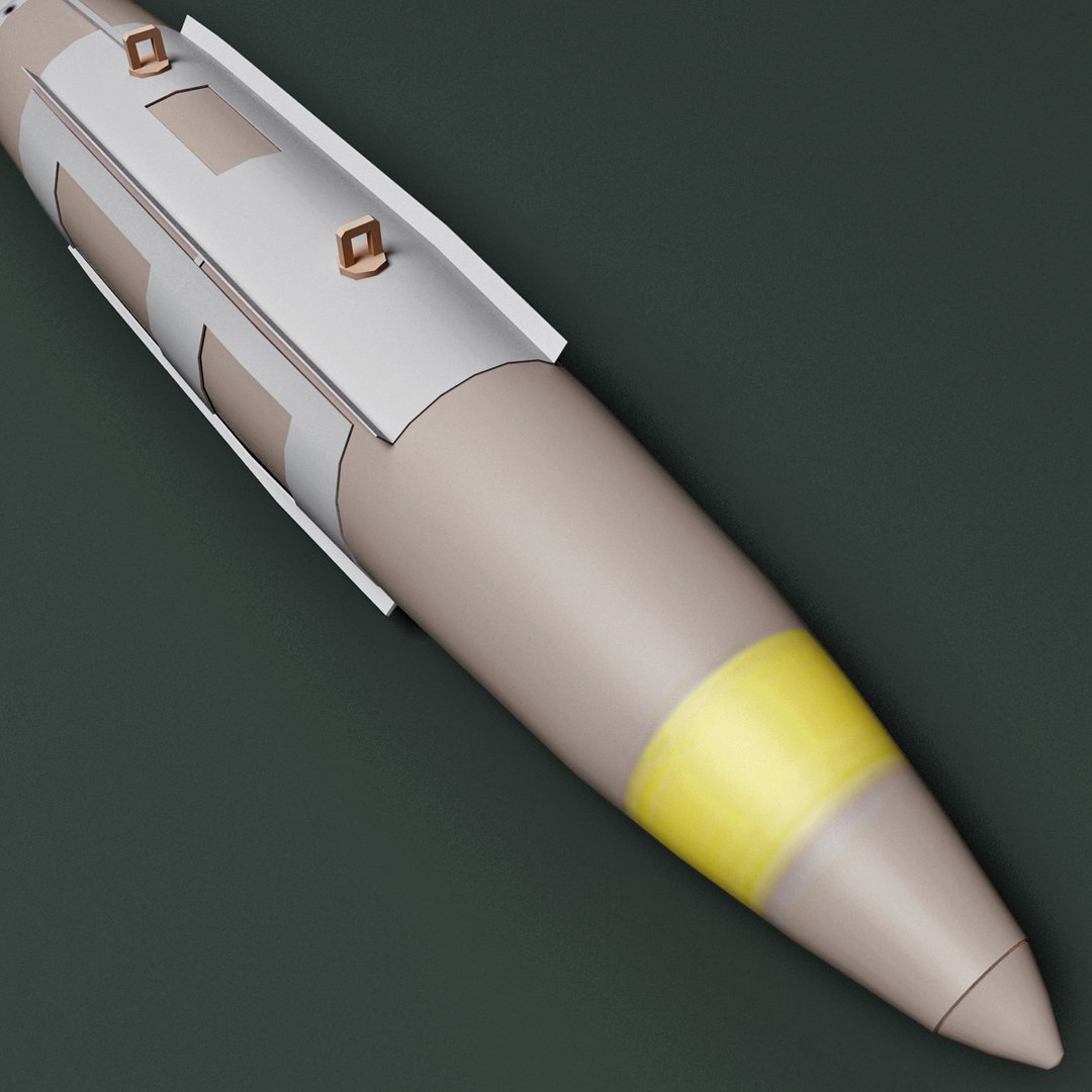 Aircraft Bomb Gbu-32 Jdam 3d Model