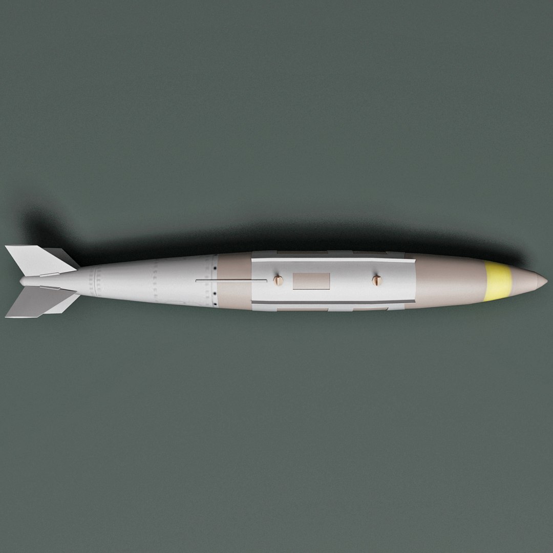 Aircraft Bomb Gbu-32 Jdam 3d Model